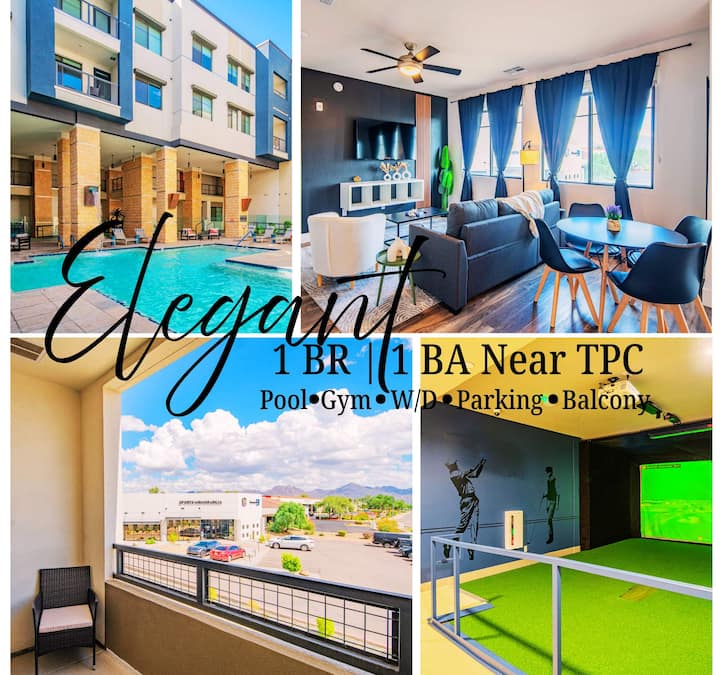 Stay Near Tpc | Balcony, Pool, Gym, W/d, Parking - Scottsdale, AZ