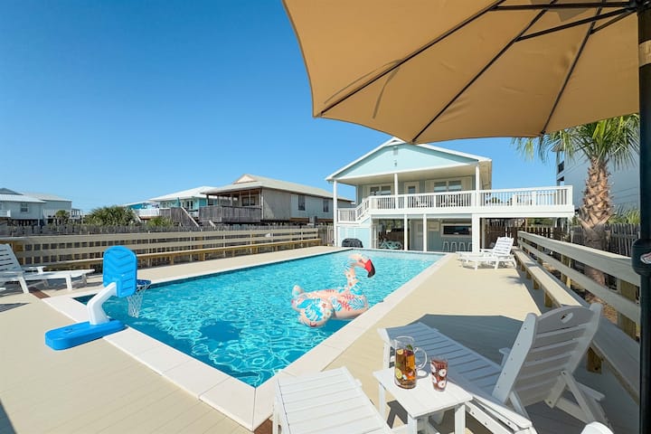 Huge Beachhouse W/ Private Heated Pool And Arcade - Gulf Shores, AL