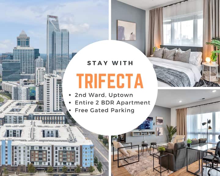 Uptown 2nd Ward | Deluxe Apt Superior Skyline View - Charlotte, NC