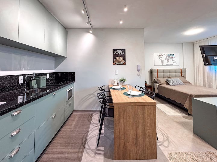Flat Completo C/ Piscina E Garagem - Brusque