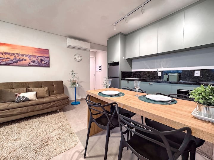 Flat Completo C/ Piscina E Garagem - Brusque