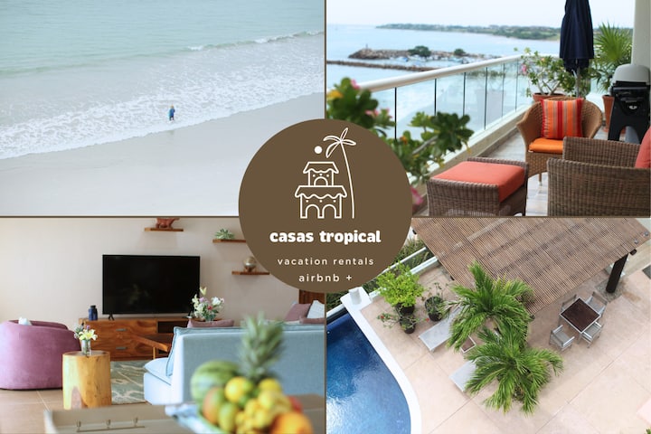 Ocean Front 3bed Penthouse W/ Infinity Pool - Punta Mita