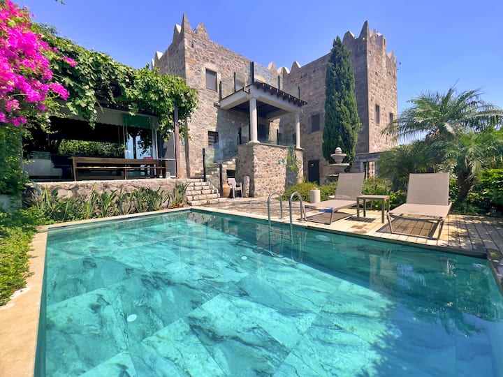 Luxury Stone Villa With Private Pool - Bitez