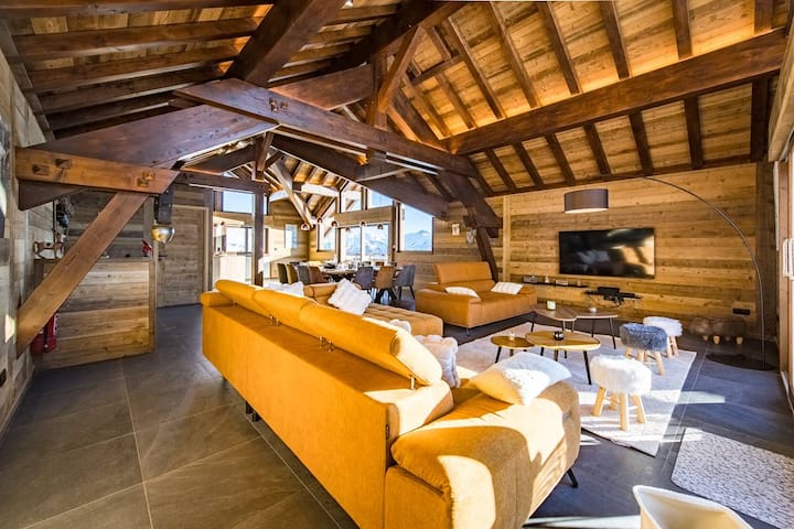 Chalet 14 Couchages Sur Les Pistes Avec Jacuzzi - Fontcouverte-la-Toussuire