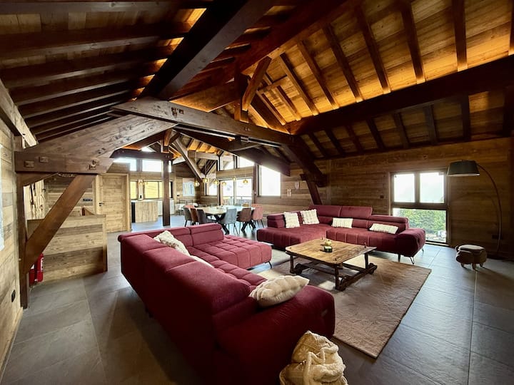 Chalet 12 Couchages Sur Les Pistes Avec Jacuzzi - Saint-Sorlin-d'Arves