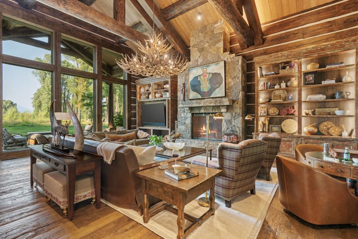 Abode At Teton Game | Sweeping Estate With 3 Cabin - Jackson Hole, Wyoming