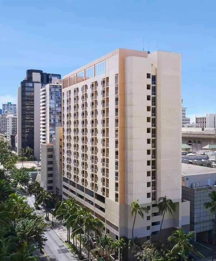 Modern City View Balcony Stay In Waikiki | 2 Beds - 檀香山