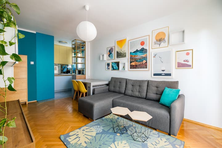 Metro Słodowiec Charming Apartment - Varsovie