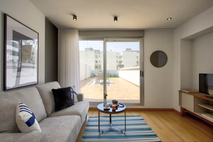 Bright Studio With Private Indoor Terrace - Castellón de la Plana