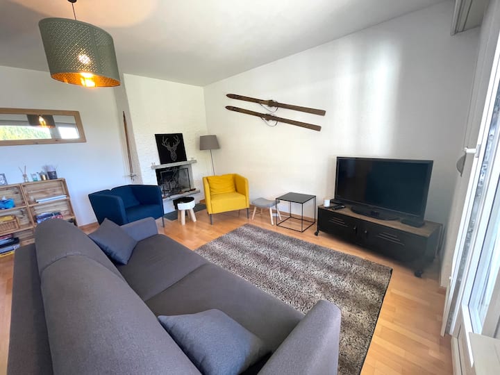 A Pied Télécabine - Wifi - Parking Souterrain - Crans-Montana