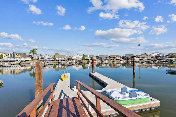 New! Waterfront Escape With Private Dock - Discovery Bay, CA