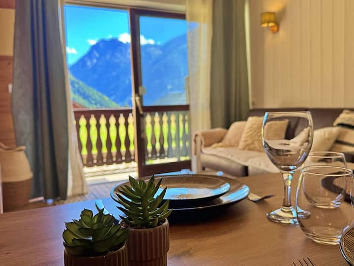 ÉCureuil Studio Cocooning - Terrasse Vue Montagne - Champagny-en-Vanoise
