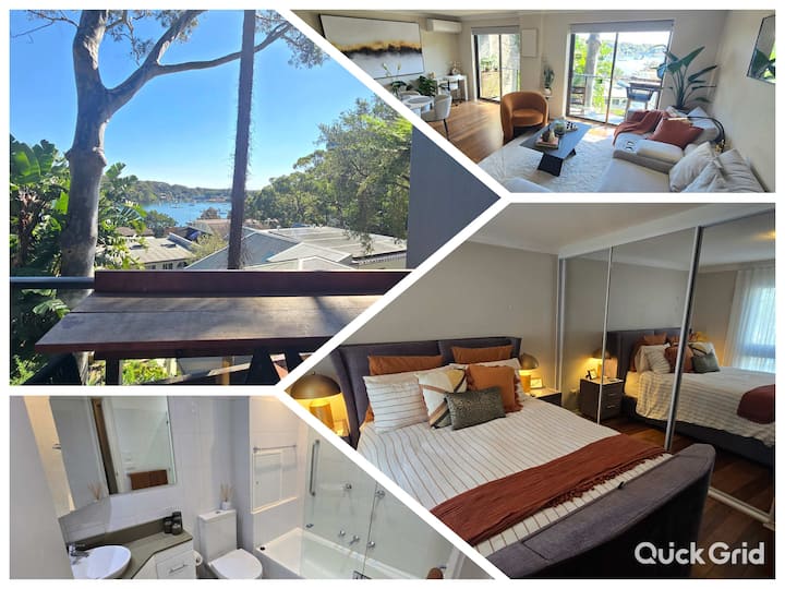 Stylish 1-bed Escape With Views Across Berrys Bay - 北雪梨