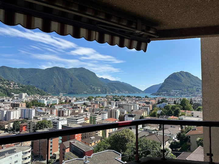 Spacious 3-bedroom Apartment With Lake View - Lugano