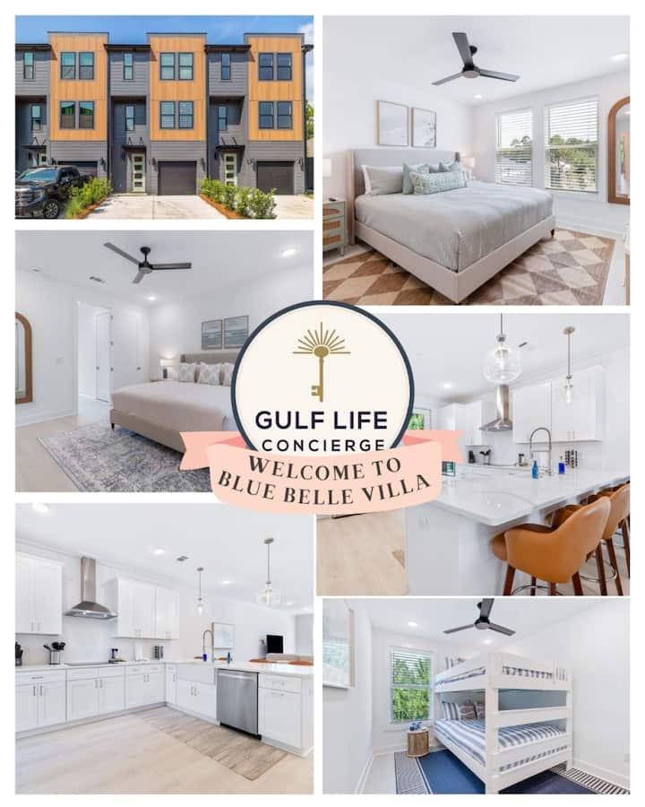 New Townhome | Near 30a | Close To Bay | Sleeps 12 - Grayton Beach, FL