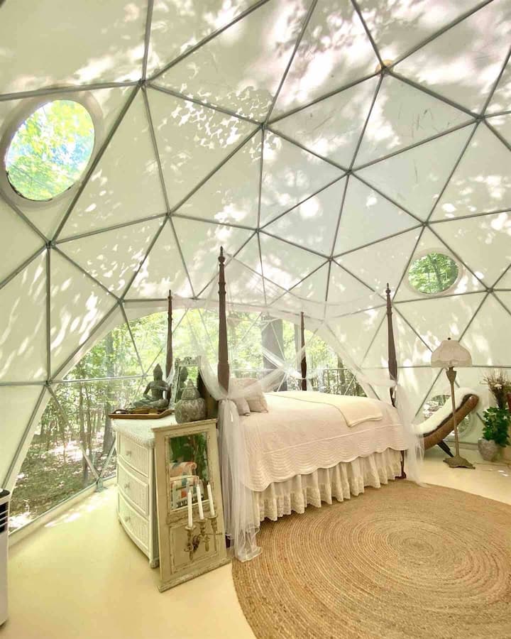 Off-grid Dome Hideaway In The Woods - Lake Oconee, GA