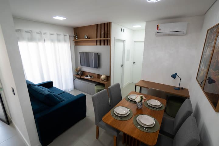 Apartamento 58m² Moov Smart Home Cuiabá Temporada - Cuiabá