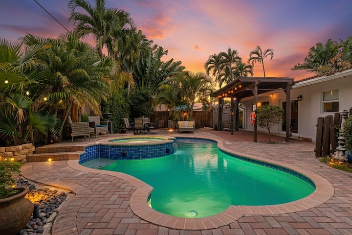 10min To Lauderdale Beach Wilton Manor - 3/2 +Pool - Wilton Manors, FL