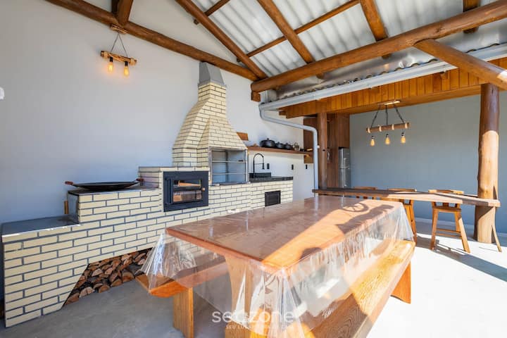 Chalet W/ Balcony In Condo W/ Barbecue Vil0003 - Penha