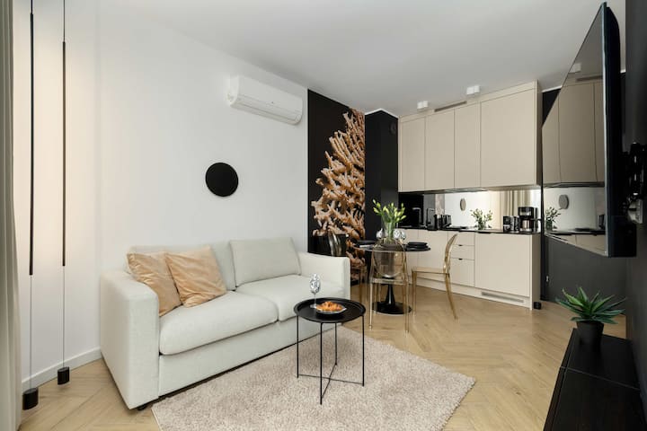 Ku Morzu 1c | Beige Studio | Seasonal Pool - Ustronie Morskie