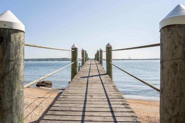 Waterfront Saunderstown Estate With Private Dock - Jamestown, RI