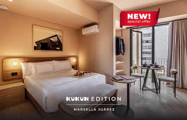 Kukun Marsella | Superior Studio Balcony - Mexico City