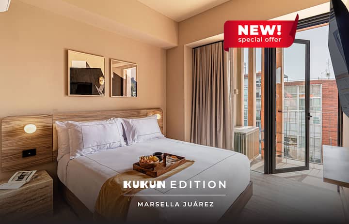 Kukun Marsella | 2br Balcony - Mexico City