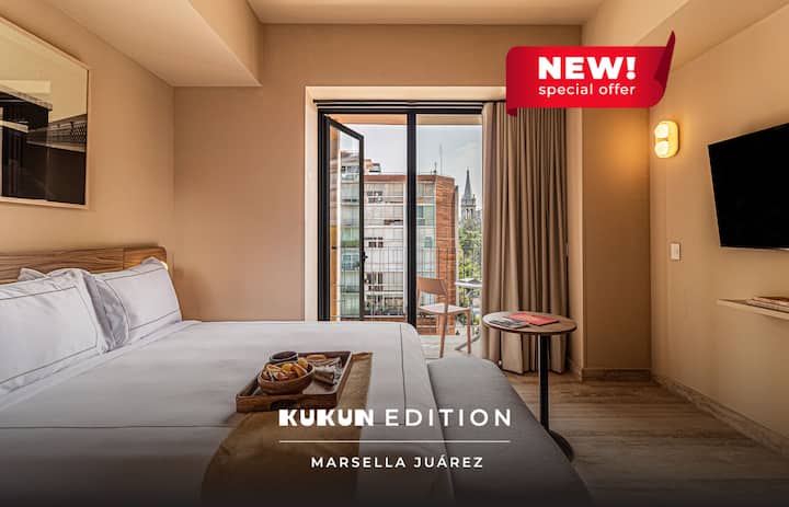Kukun Marsella | Deluxe Studio Balcony - Mexiko-Stadt