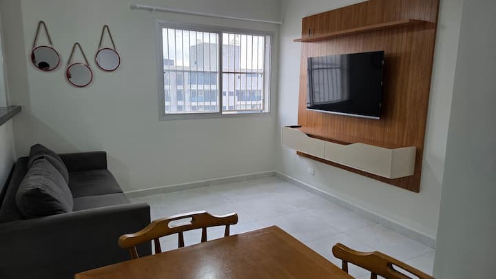 Flat 01 Quadra Praia Pitangueiras Boulevard 1401 - Guarujá