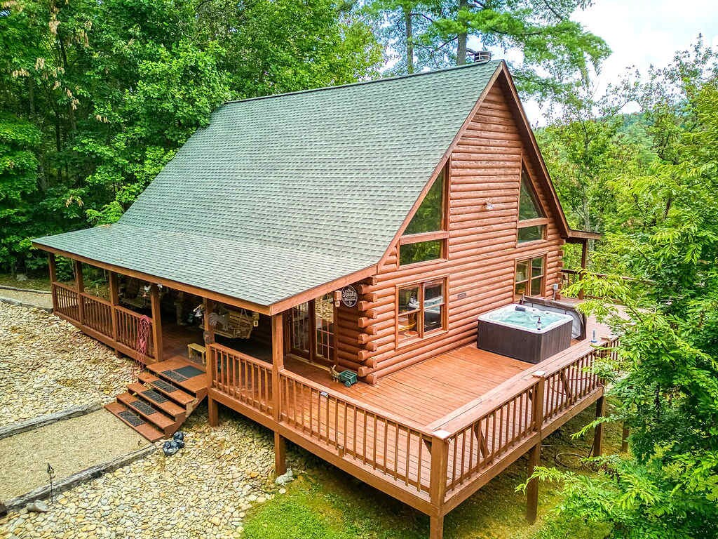 Cabaña aislada con jacuzzi, fogata y vistas - Casas en renta en ...