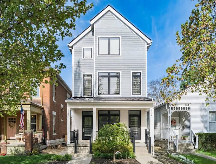 Luxury 6br Townhome Duplex | Family Stay - Columbus, OH