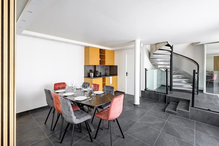 Superbe Duplex Climatisé – 6 Personnes - Paris