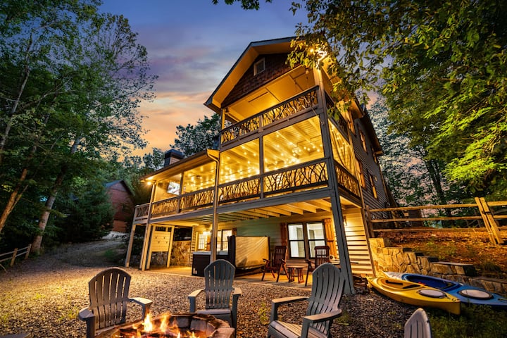 Family-friendly Mnt Retreat|hot Tub|firepit|views - Blue Ridge, GA