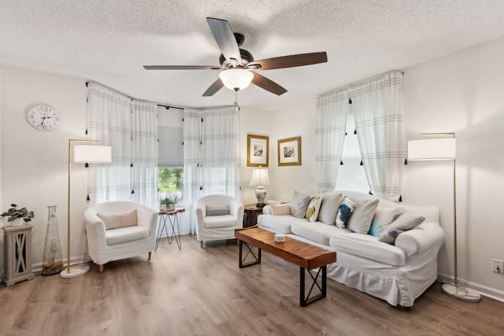 3br 3ba Duplex, Steps To The Beach + Patio - Amelia Island, FL