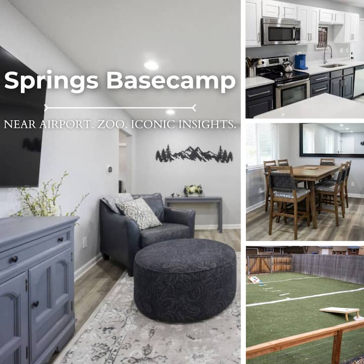 Springs Basecamp Near Airport, Zoo & Iconic Sights - Colorado Springs, CO