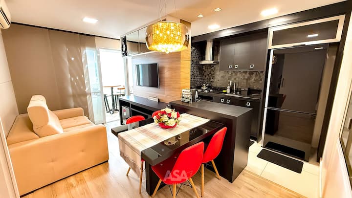 Asa | Apto 2 Qt | Piscina | Academia | Oktoberfest - Blumenau