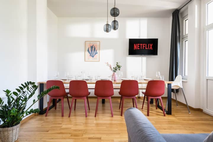 Leipzig Central Station Apt  Balcony Sleeps 10 - Leipzig