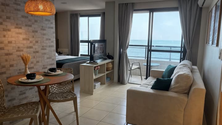 Flat Com Brisa Do Mar E Localização Privilegiada - Natal