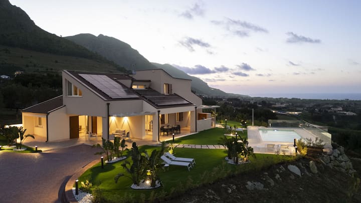 Villa Aversa - Maison De Vacances Avec Piscine à C - Castellammare del Golfo