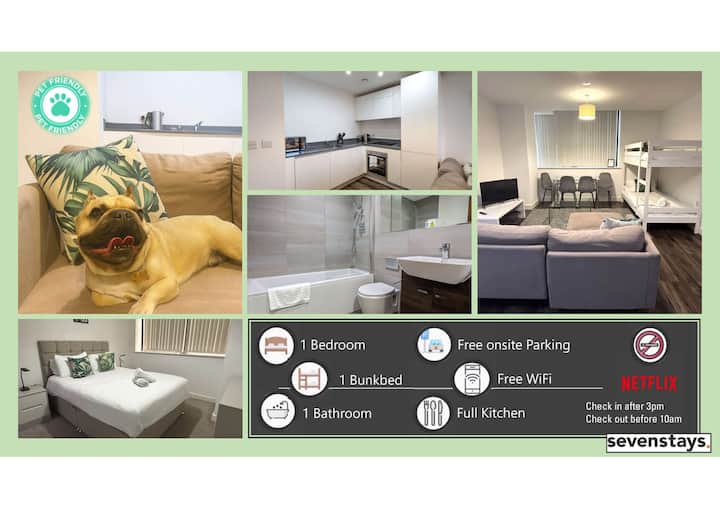 Cozy City Centre Apt – Pet-friendly, Sleeps 4 - Birmingham