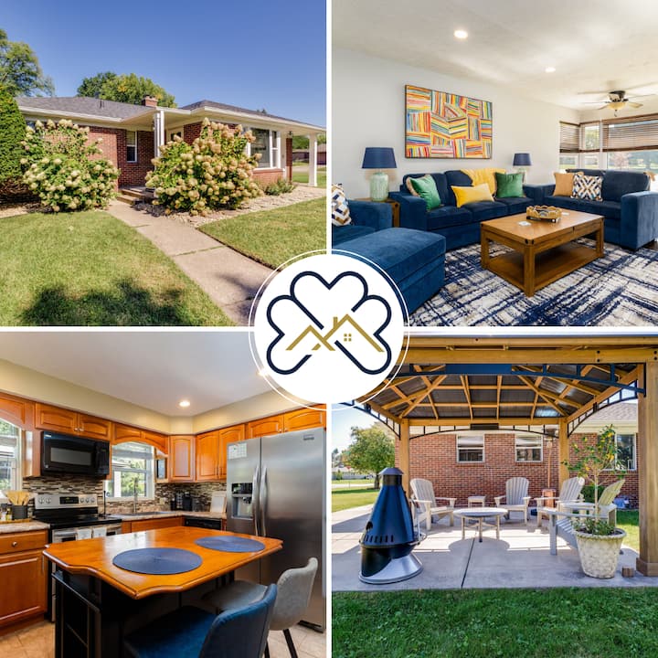 The Dome Home<>3br House 1mi To Nd - South Bend, IN