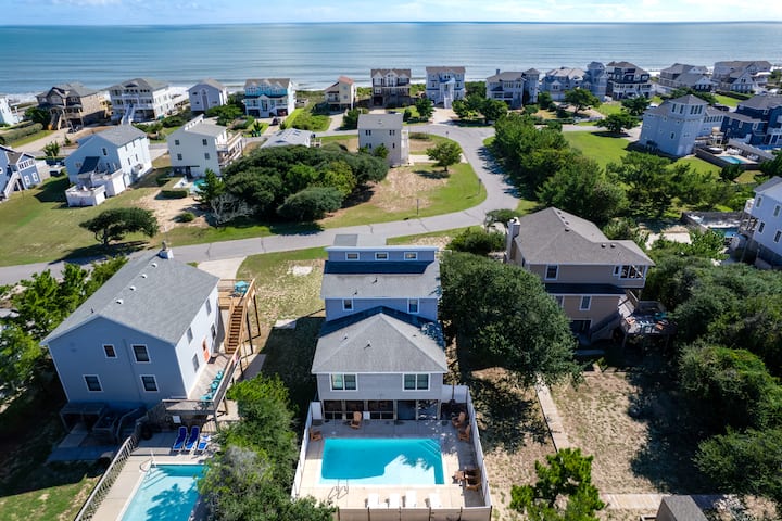 Saltwater Pool, Bar & Ocean Views – Duck Obx - Duck, NC