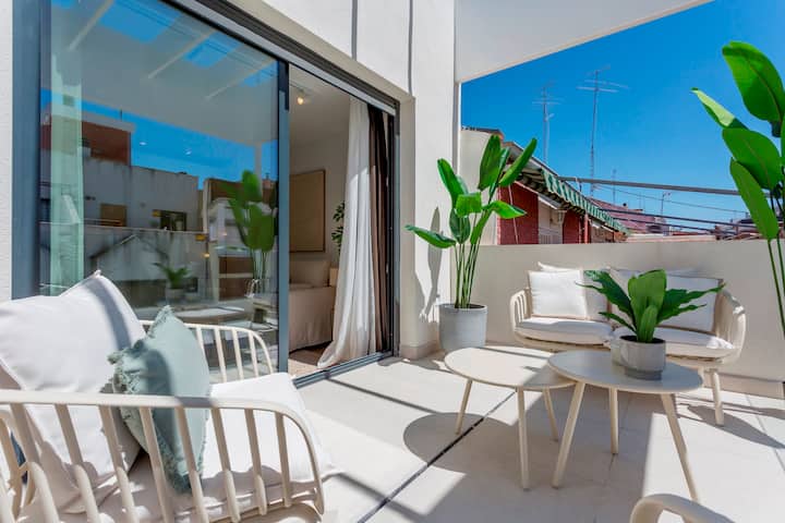 Bright 2bd Penthouse In Madrid. Zabaleta Vi -
