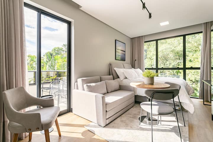 Awesome Loft With Terrace, Next To Vila Germânica - Blumenau