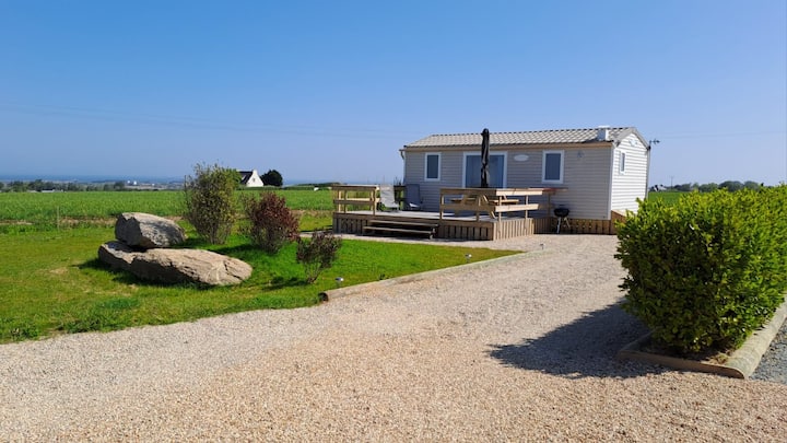 Mobil Home Ty Reuniou - Vue Mer - Plouescat