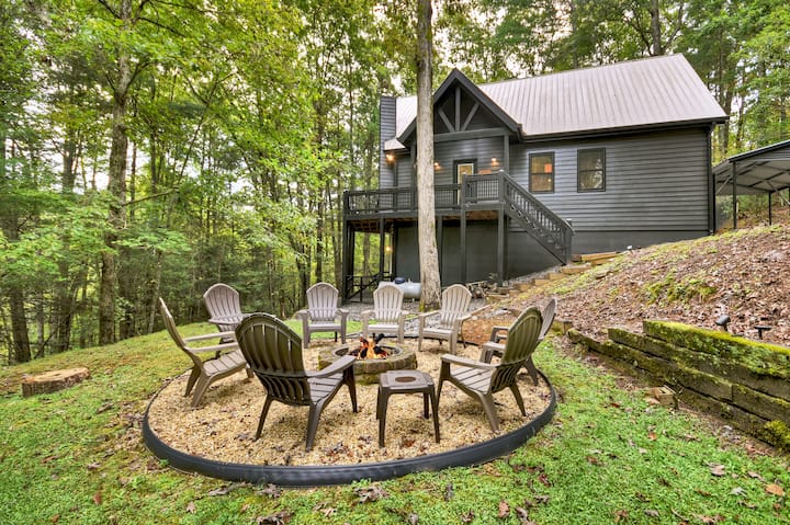 Alpine Mountain-full Fenced Yard, Privacy, Hot Tub - Ellijay