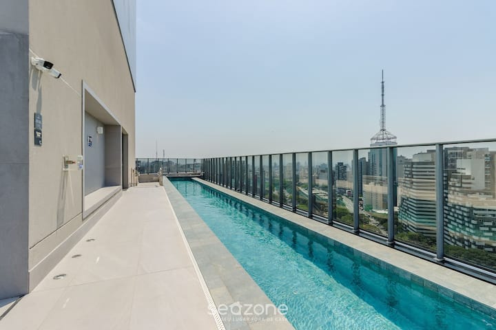 Studio W/ Balcony 10m From Subway Onp0913 - Congonhas-São Paulo Airport (CHG)