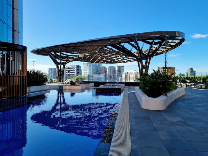 Southbank 3br • Views • Parking • Gym • Near Crown - Rod Laver Arena