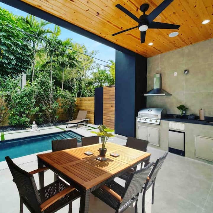 Zen Luxe Escape | Pool, Hot Tub | Las Olas & Beach - Fort Lauderdale