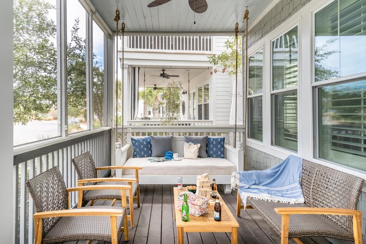 Mins To Beach + Community Pool + Golf Cart - Seagrove Beach, FL